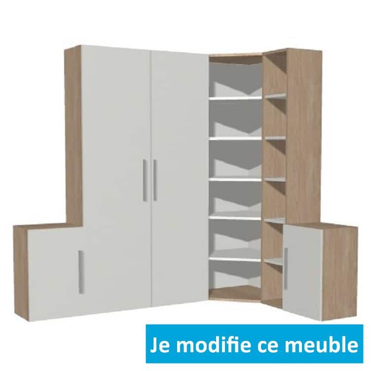 Dressing d'angle droit : Optimisez vos espaces avec du sur mesure